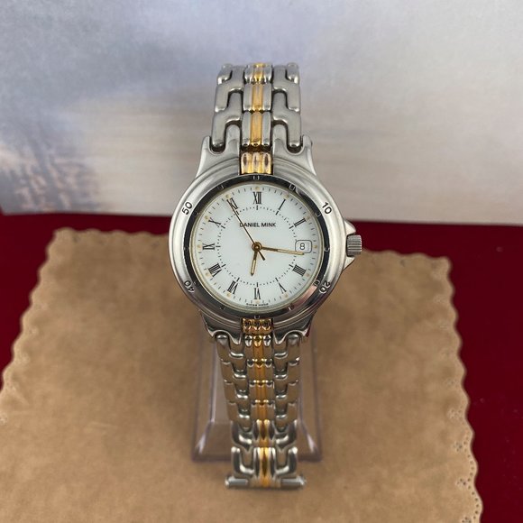 Daniel Mink | Accessories | Vintage 2 Tone Gold Designer Daniel Mink ...